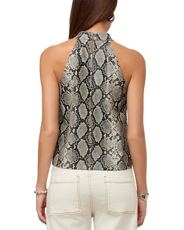 Fifteen Twenty Alexis Faux Leather Halter Top