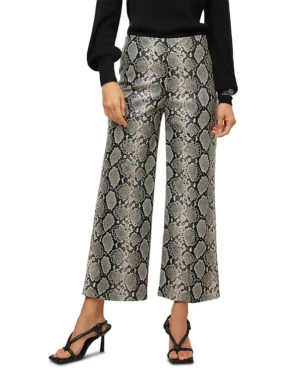 Fifteen Twenty Kelly Faux Leather Cropped Pants