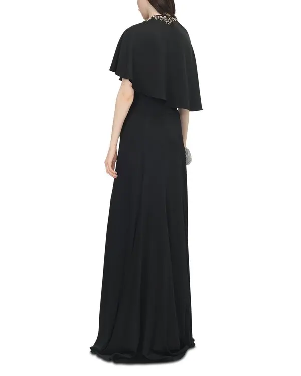 Alexander McQueen Bugle Bead & Crystal Cape