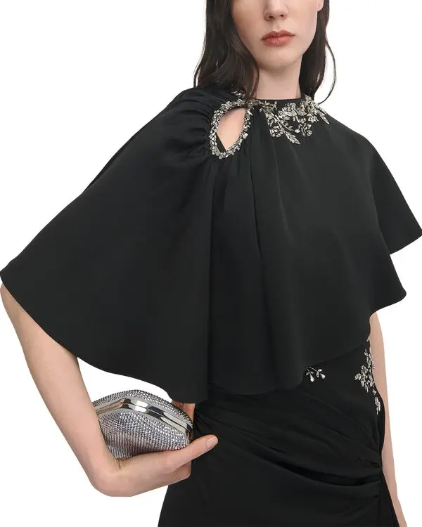 Alexander McQueen Bugle Bead & Crystal Cape