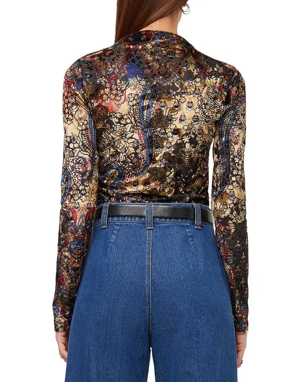 Fifteen Twenty Khami Velvet Burnout Top