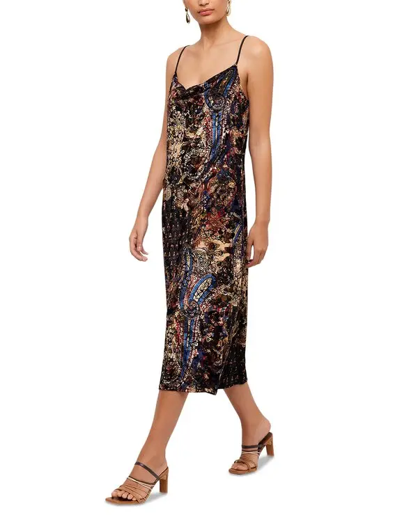 Fifteen Twenty Krissa Drape Front Midi Dress