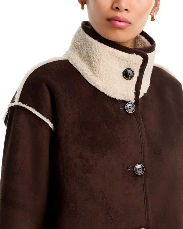 Velvet By Graham & Spencer Esme Cropped Jacket - Espresso Brown