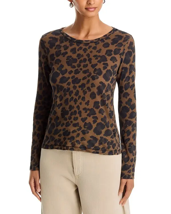 Velvet By Graham & Spencer Galenna Cotton Long Sleeve Tee