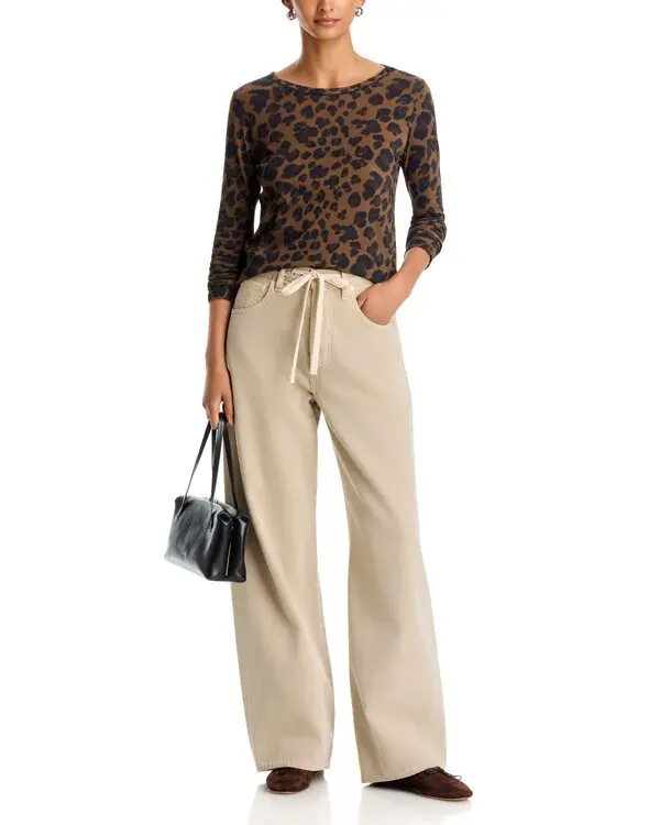 Velvet By Graham & Spencer Galenna Cotton Long Sleeve Tee
