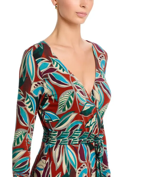 Johnny Was The Janie Favorite Ruched Sleeve Wrap Dress