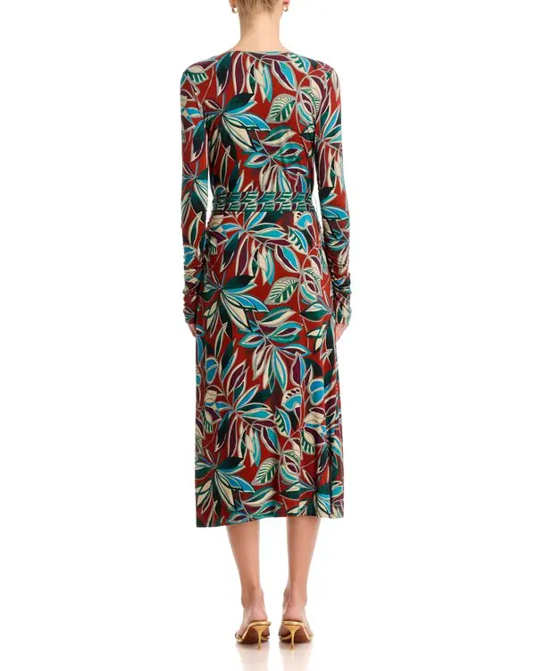 Johnny Was The Janie Favorite Ruched Sleeve Wrap Dress