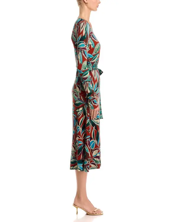 Johnny Was The Janie Favorite Ruched Sleeve Wrap Dress