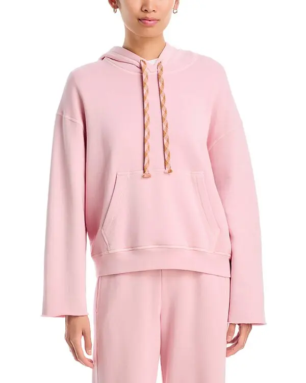 Xirena Chase Cotton Hoodie Sweatshirt - Pink Dust