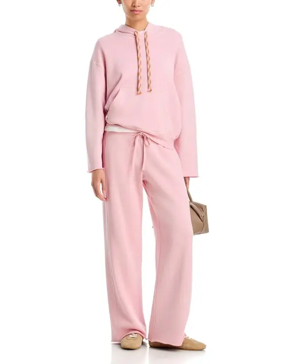 Xirena Chase Cotton Hoodie Sweatshirt - Pink Dust