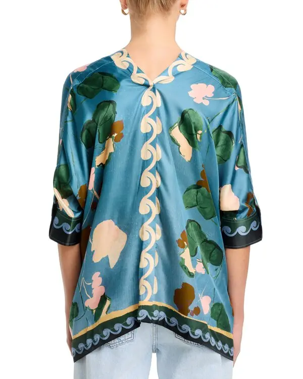 Johnny Was Fatima V Neck Blouse