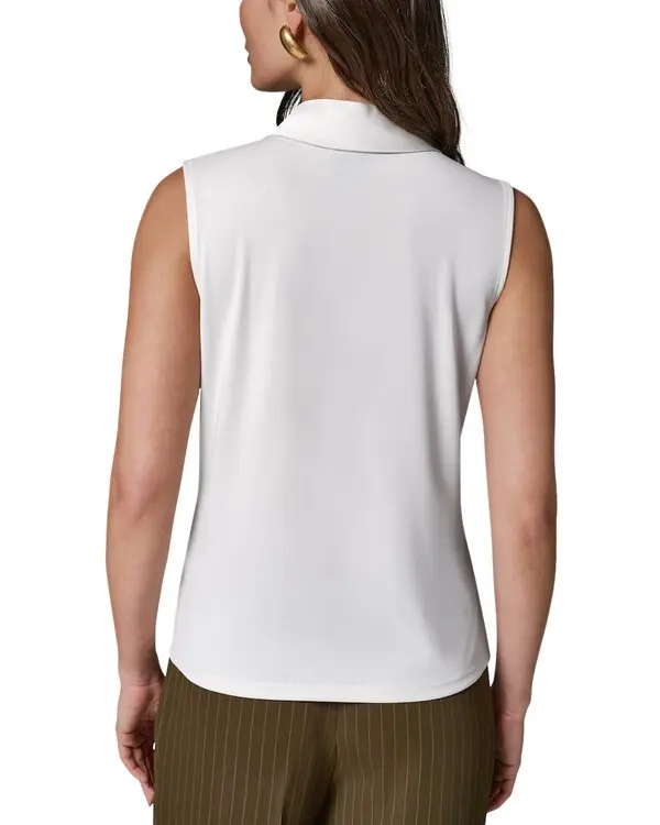 Donna Karan New York Scarf Neck Sleeveless Blouse
