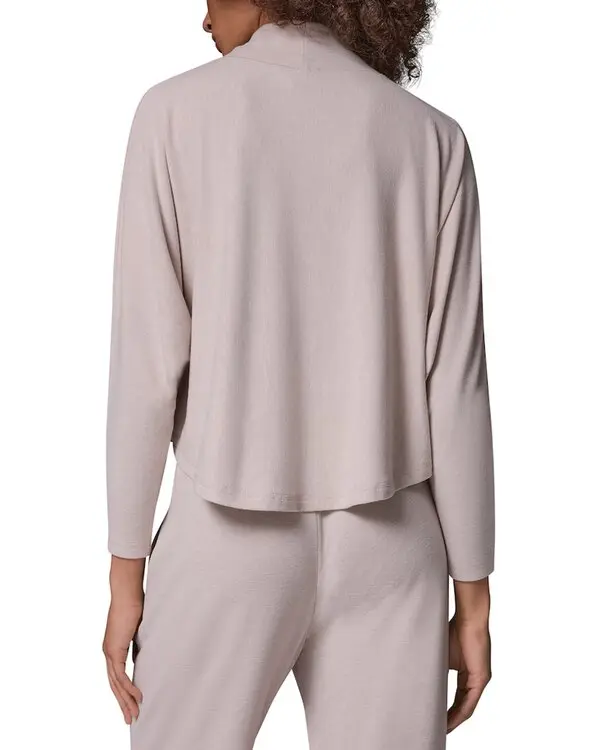 DONNA KARAN WEEKEND Brushed Jersey Dolman Sleeve Top