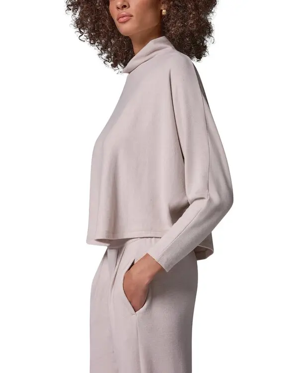 DONNA KARAN WEEKEND Brushed Jersey Dolman Sleeve Top