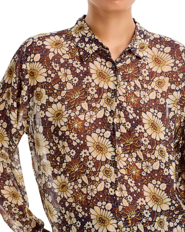 Xirena Beau Printed Button Front Shirt