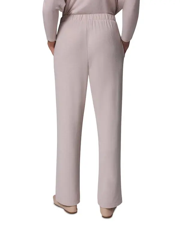 DONNA KARAN WEEKEND Brushed Jersey Pleated Pants