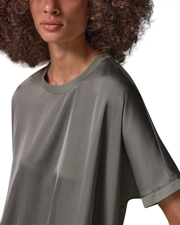 DONNA KARAN WEEKEND Short Dolman Sleeve Top - Sage