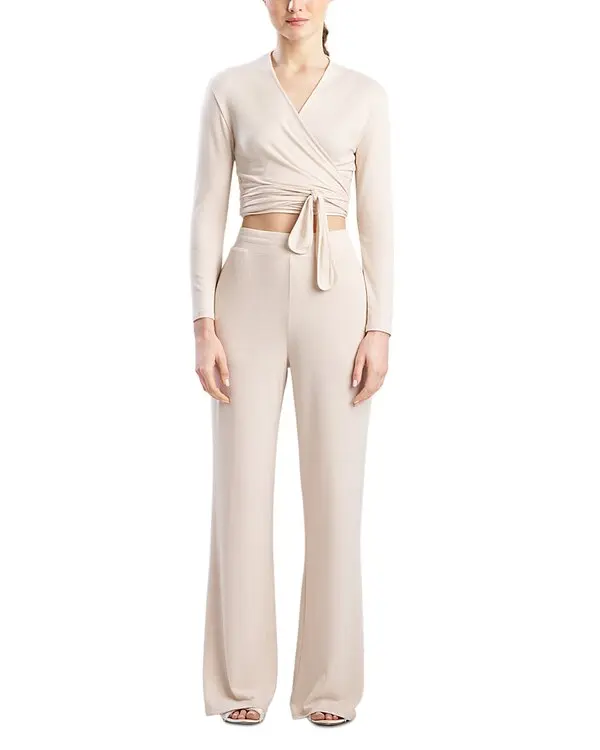 Natori Bliss Essentials Wide Leg Pants - Wheat