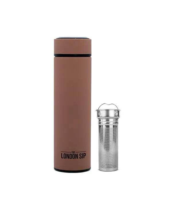 THE LONDON SIP Infuser Bottle, 16 Oz - Brown