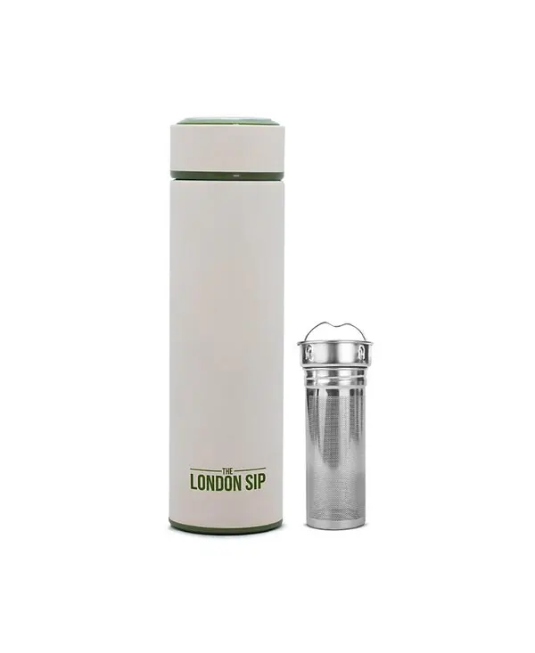 THE LONDON SIP Infuser Bottle, 16 Oz - Light Beige