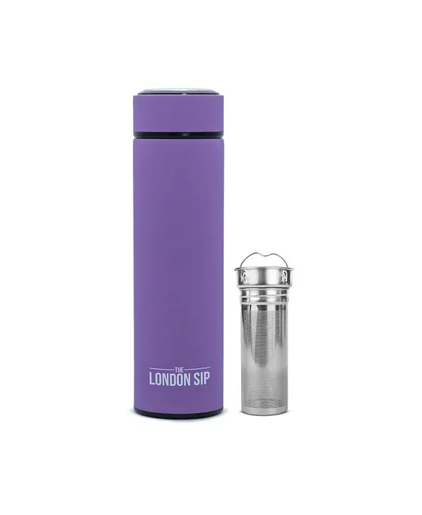 THE LONDON SIP Infuser Bottle, 16 Oz - Purple