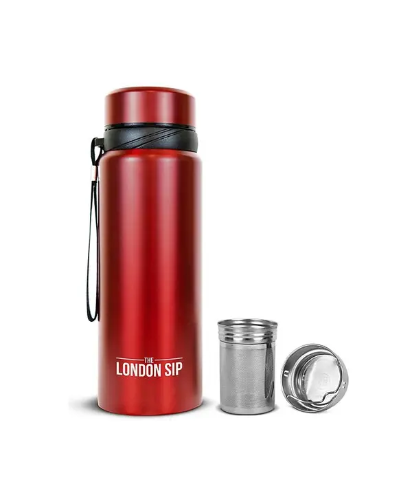 THE LONDON SIP Infuser Bottle, 25 Oz - Red