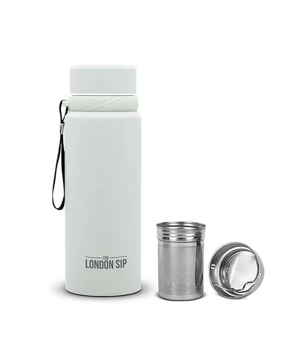 THE LONDON SIP Infuser Bottle, 25 Oz - White