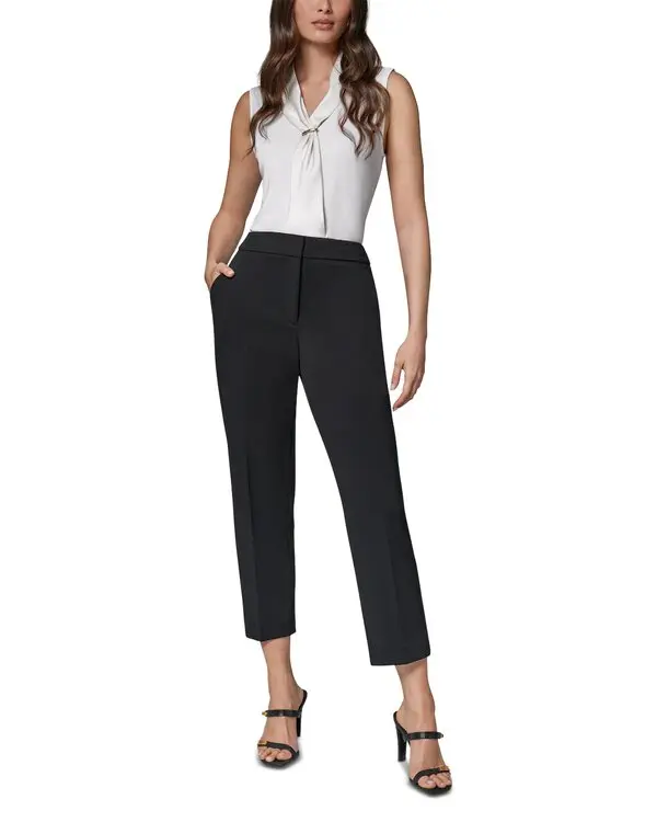Donna Karan New York Mid Rise Slim Ankle Pants