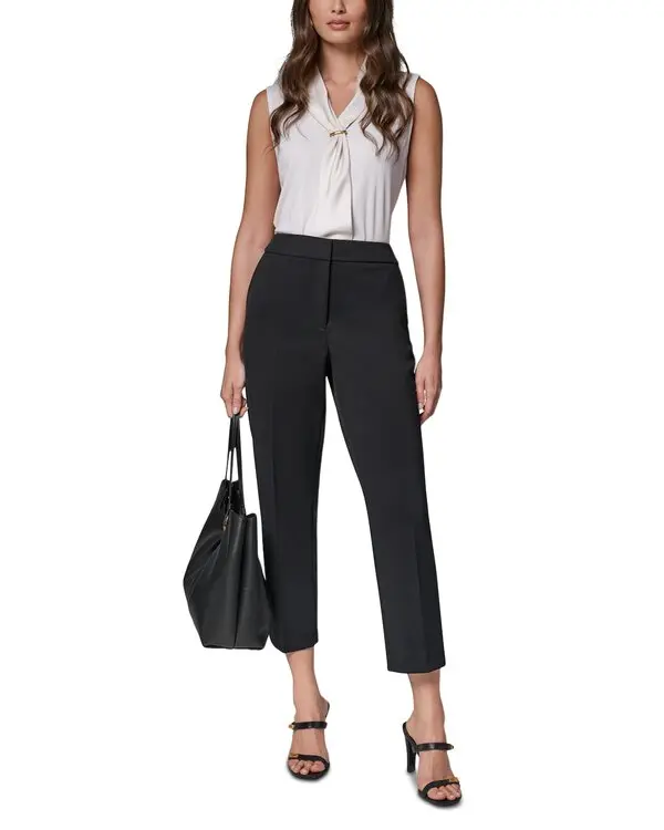 Donna Karan New York Mid Rise Slim Ankle Pants