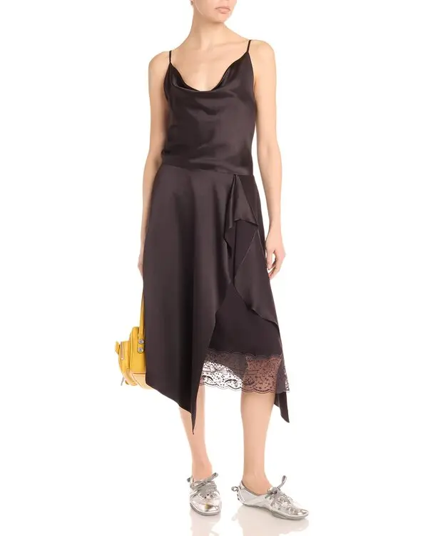 Acne Studios Lace Trim Slip Dress