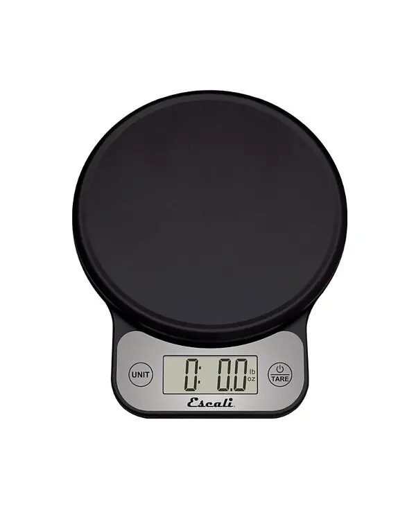 ESCALI Telero Digital Kitchen Scale, 7.62 L X 6.1 W X 1.28 H - Black