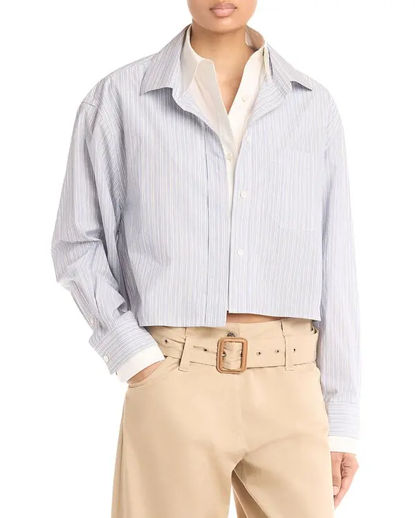 Acne Studios Cotton Collared Button Up Shirt