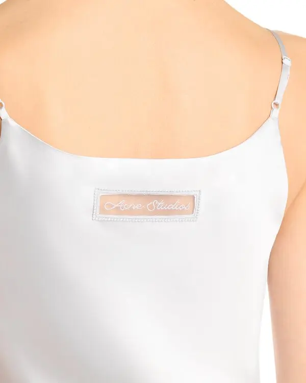 Acne Studios Shiny Satin Tank Top