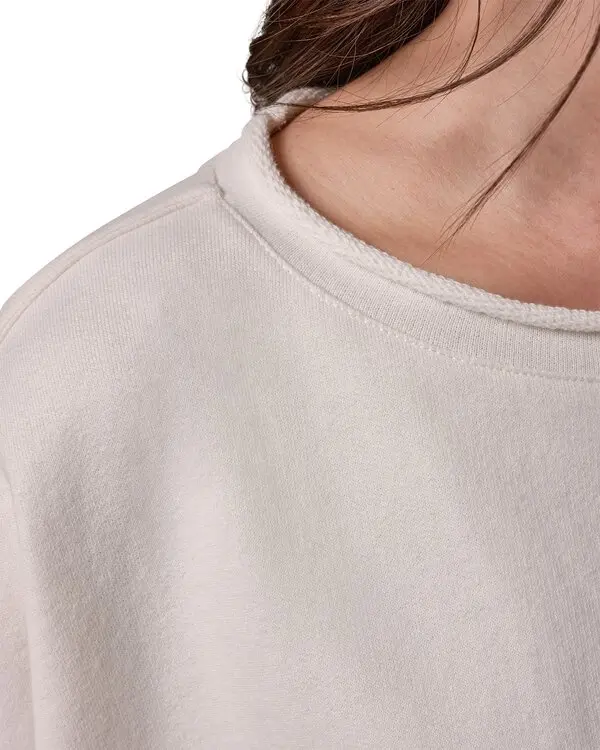 DONNA KARAN WEEKEND Donna Karan Luxe Cotton Dolman Sleeve Boat Neck Sweater
