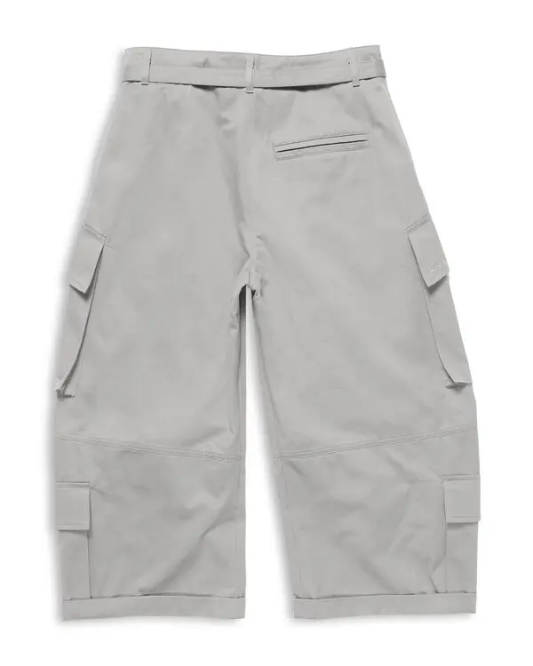 Acne Studios Cotton Stretch Cargo Trousers With Belt