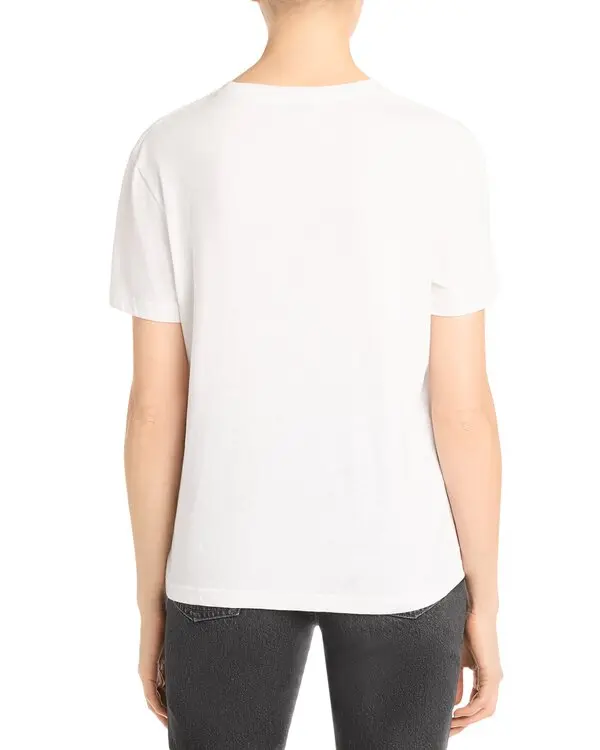 Acne Studios Fitted Logo T-shirt - Optic White