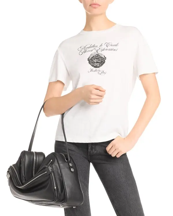 Acne Studios Fitted Logo T-shirt - Optic White