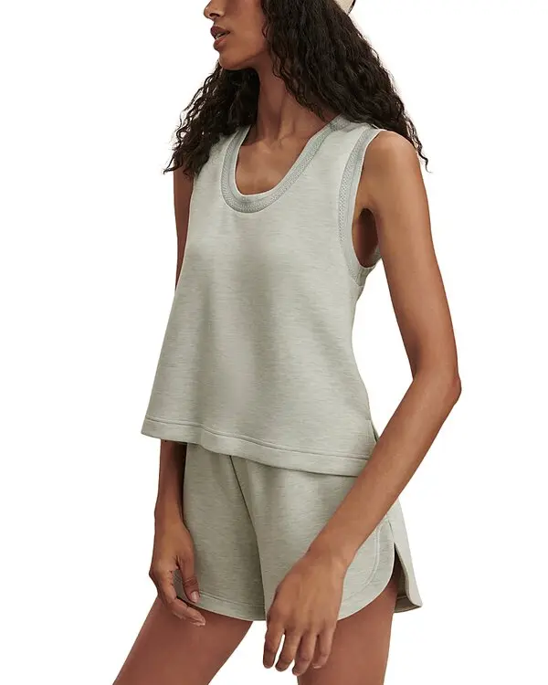 Varley Cambrie Scoop Neck Tank Top - Mint Green