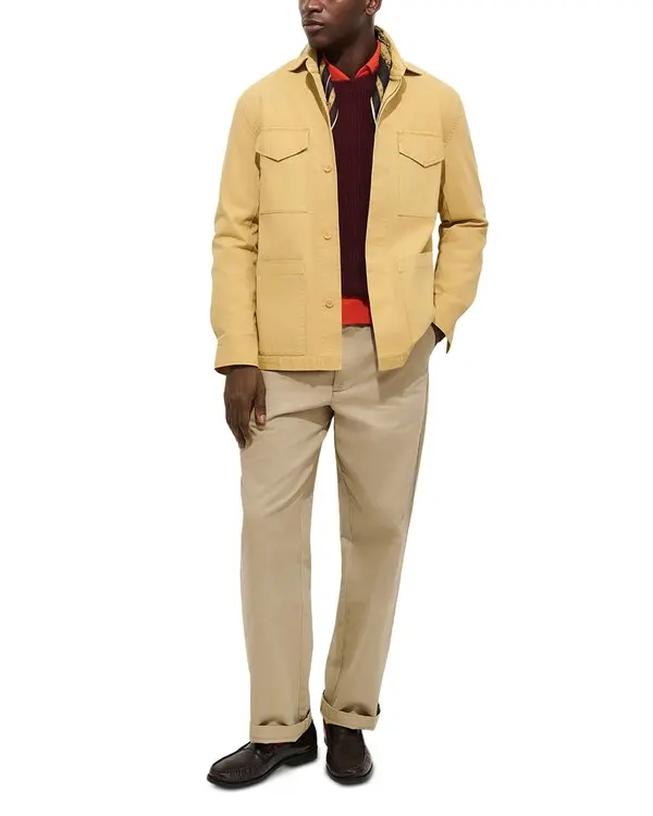 ALEX MILL Garment Dyed Cotton Canvas Chore Jacket