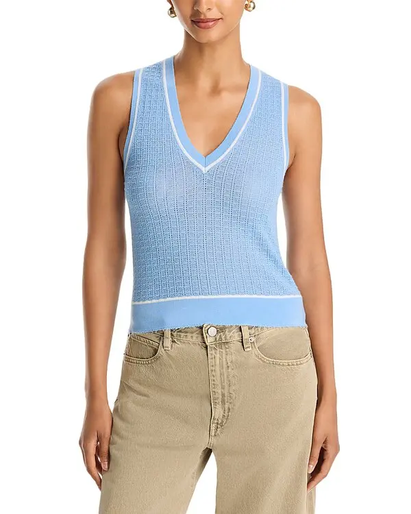 RE/DONE Avery V Neck Vest
