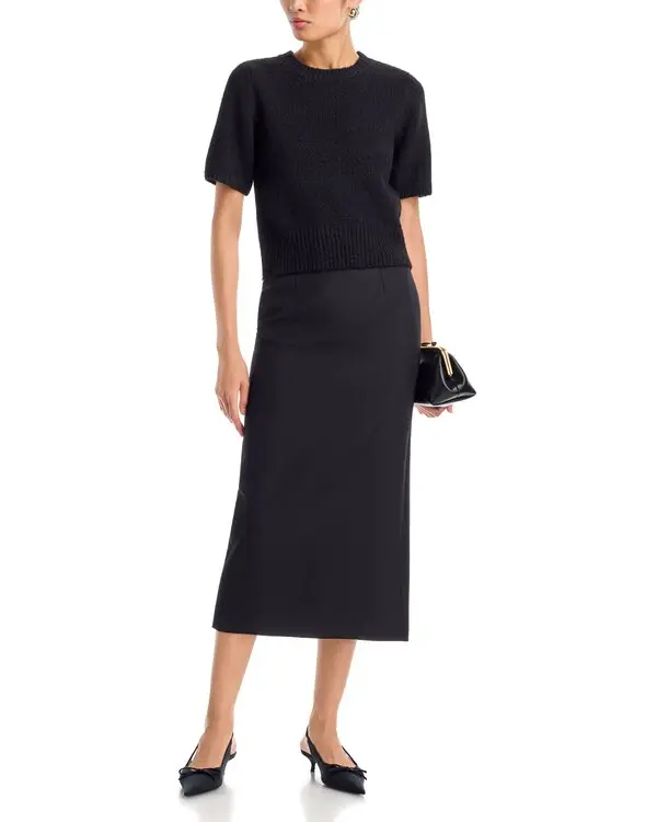 WAYF Corrine Short Sleeve Sweater