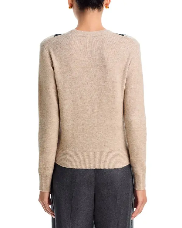 WAYF Elizabeth Argyle Cardigan Sweater