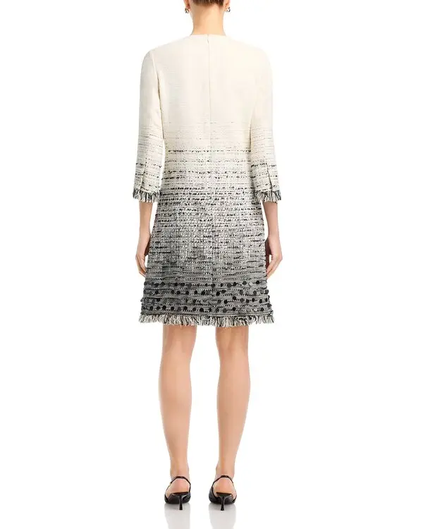 Rickie Freeman For Teri Jon Ombre Tweed Dress