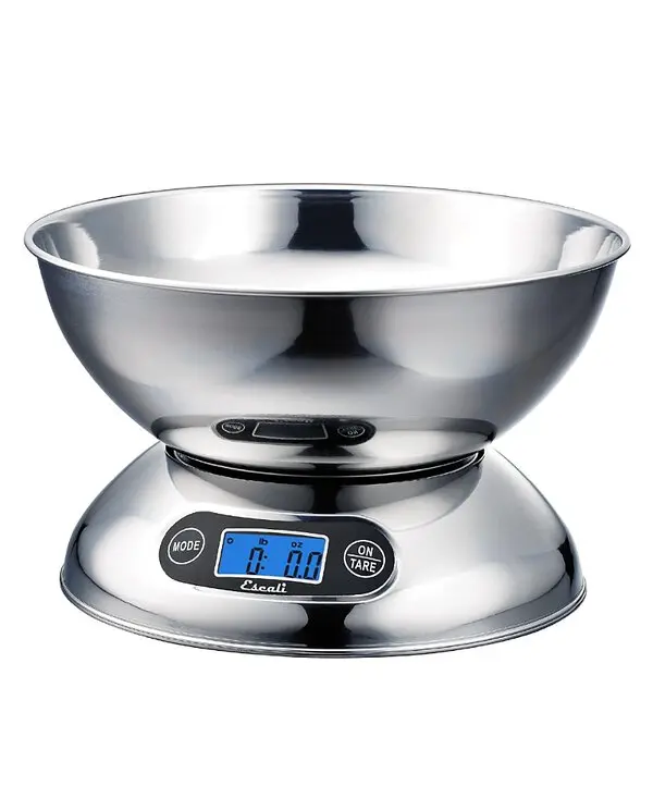 ESCALI Rondo Stainless Steel Scale, 8.75 L X 8.75 W X 5.25 H