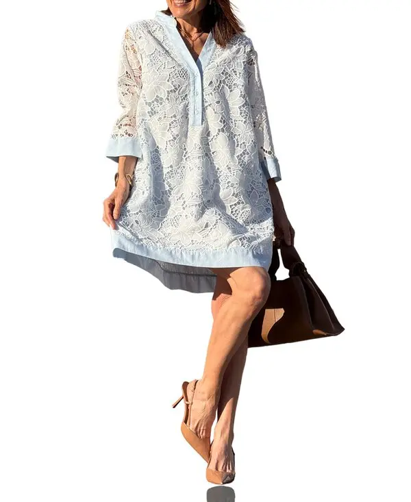 MARIELLE STOKKELAAR Irene Lace Short Dress