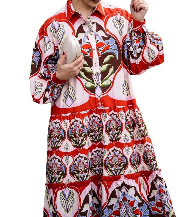 MARIELLE STOKKELAAR Melania Printed Maxi Dress