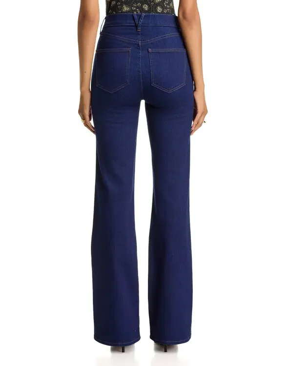 Veronica Beard Crosbie High Rise Wide Leg Jeans