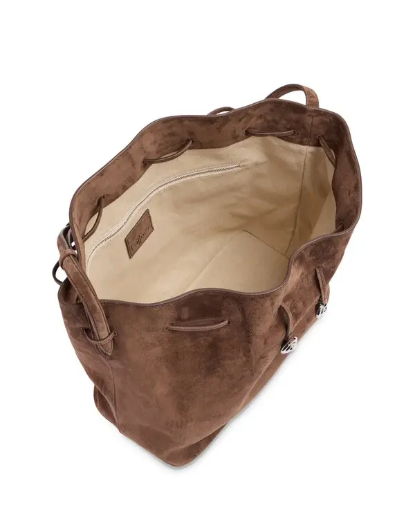 LIFFNER Charm Suede Bucket Bag