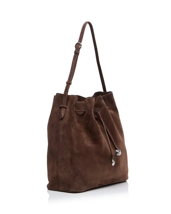 LIFFNER Charm Suede Bucket Bag