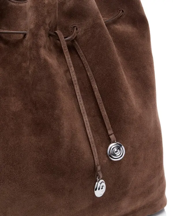 LIFFNER Charm Suede Bucket Bag